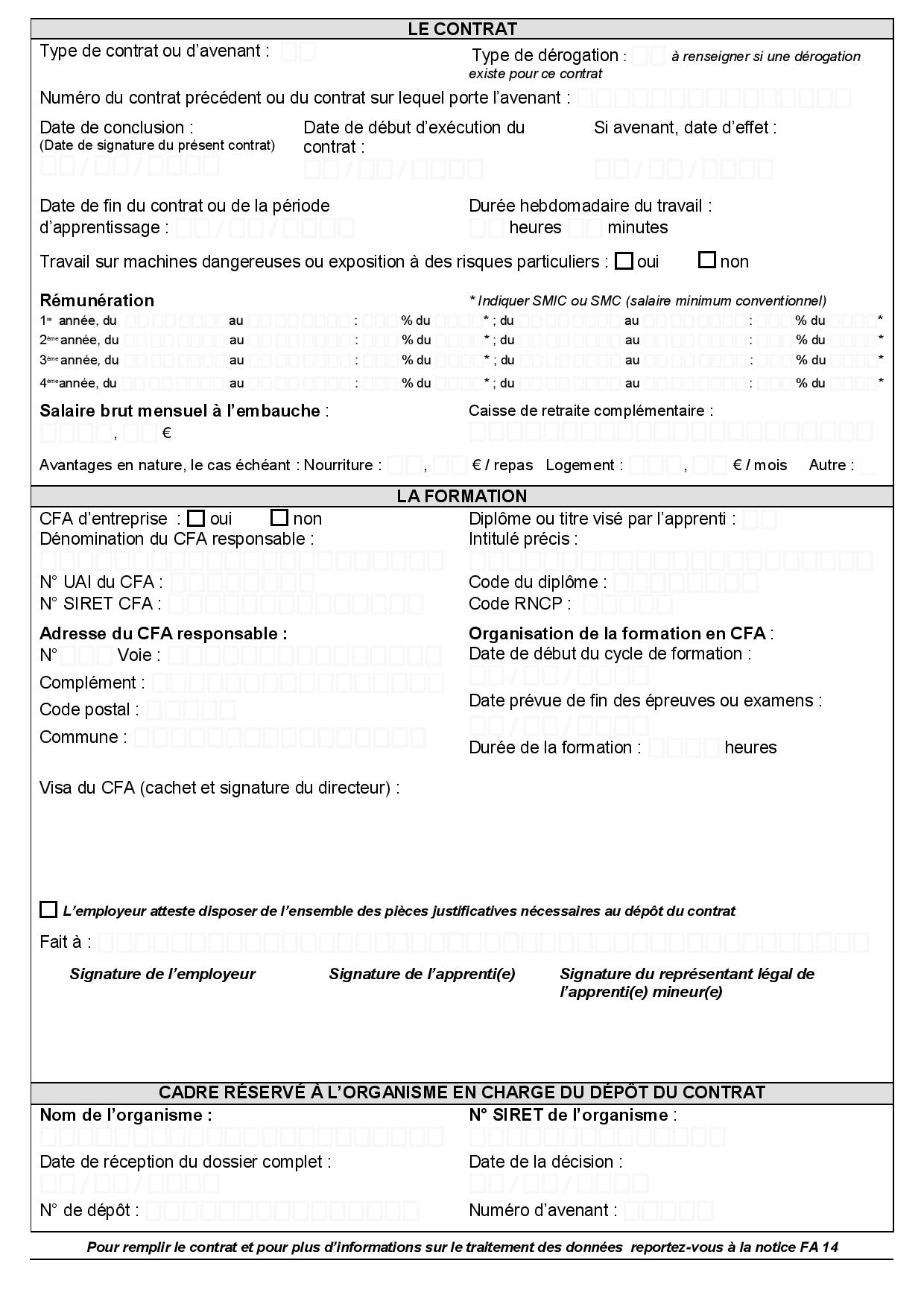 Cerfa Contrat De Professionnalisation 2023 - Image to u Cerfa Contrat De Professionnalisation 2023 - Image to u